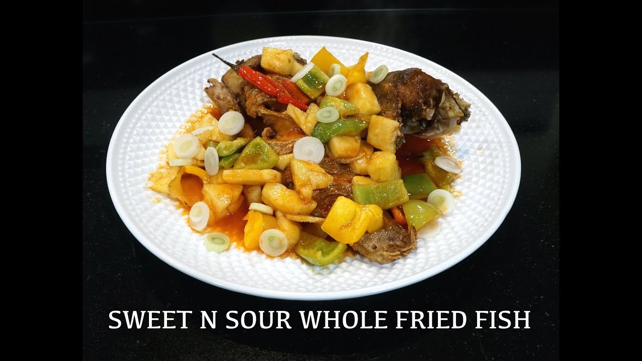 Sweet & Sour Fish - Fried Whole Fish - Easy Sweet n Sour Whole Fish ...
