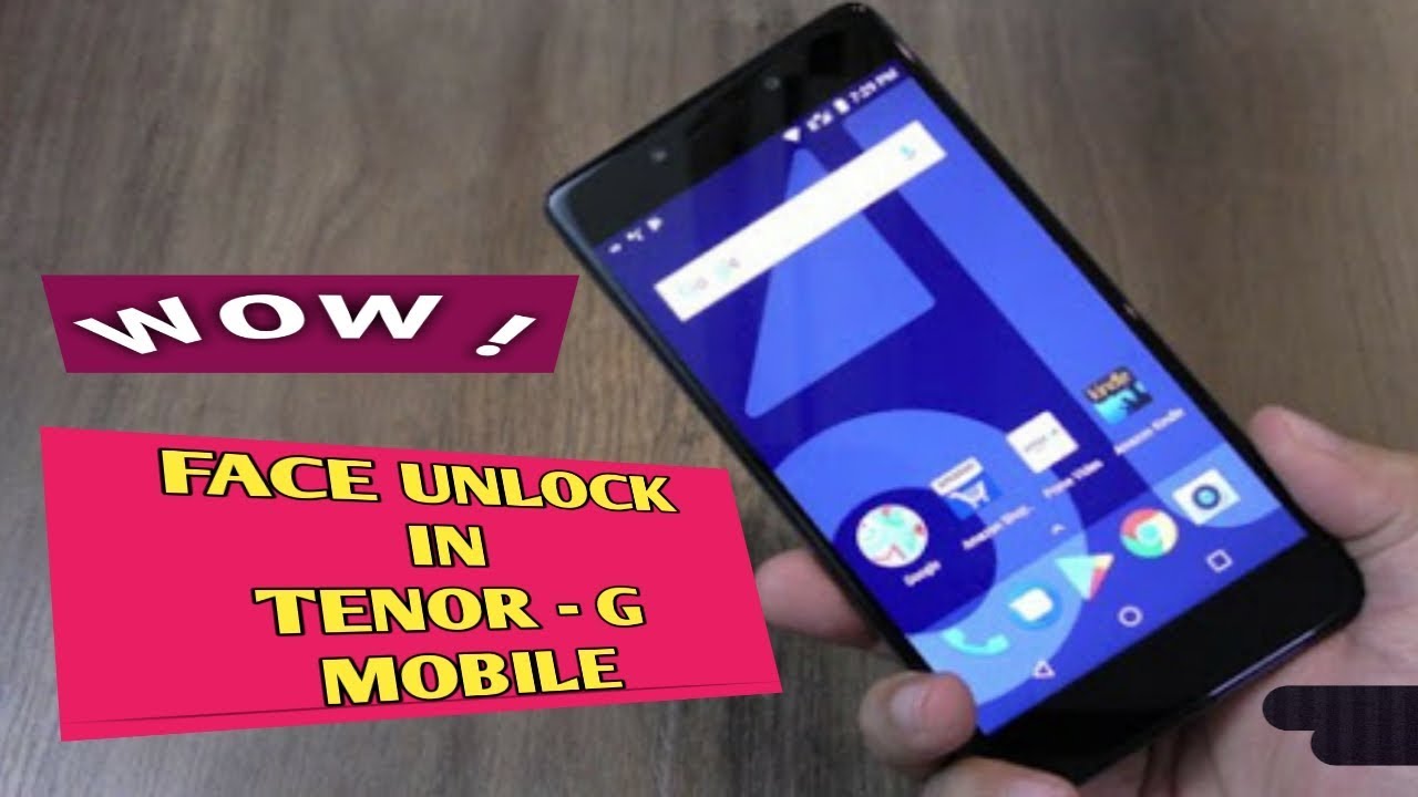 Face Unlock Feature in Tenor G Mobile How to Enable FaceUnlock Feature ...