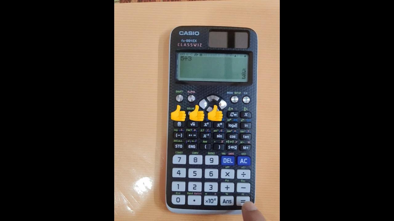 In Casio Calculator Output In Fraction shorts calculator YouTube in-casio-calculator-output-in-fraction-shorts-calculator-youtube