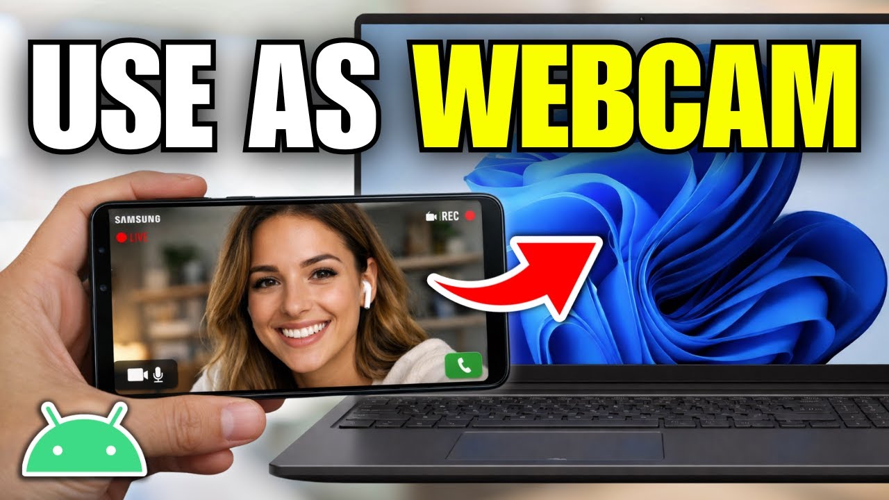 How To Use Android As Webcam For PC (Windows 11) - YouTube