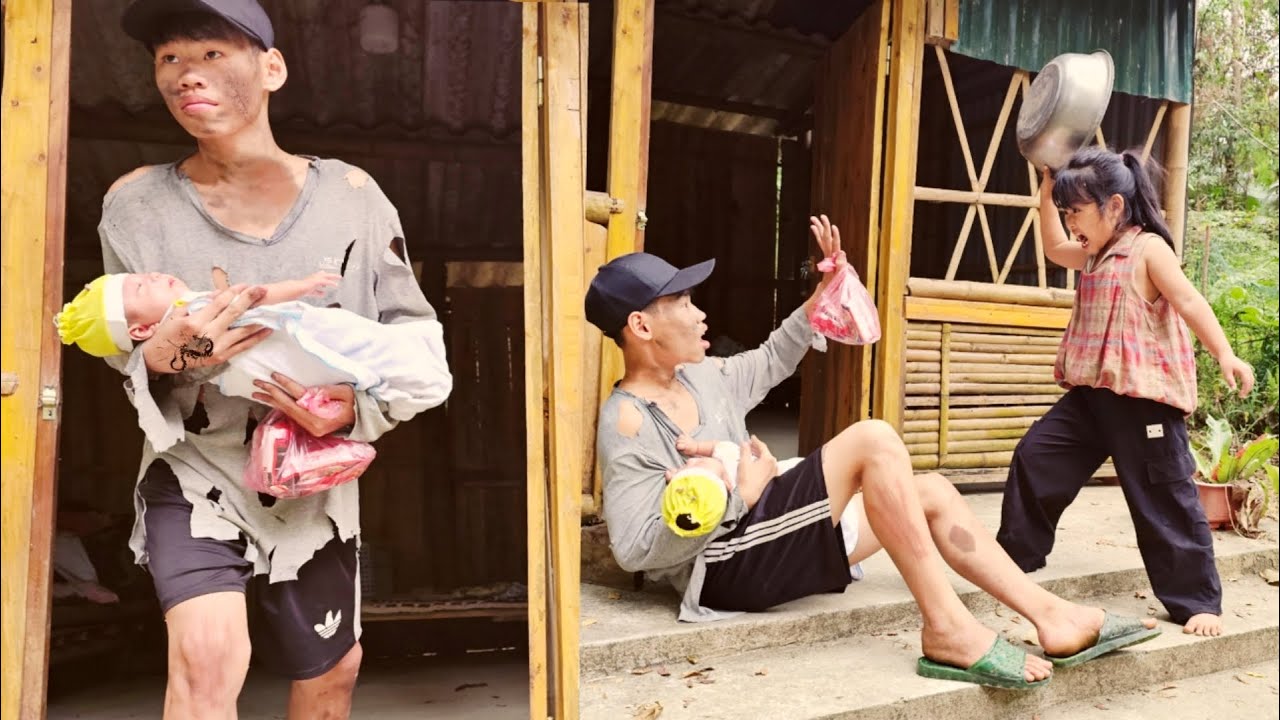 The orphan girl left her 1-month-old son crying in the tent. A stranger ...