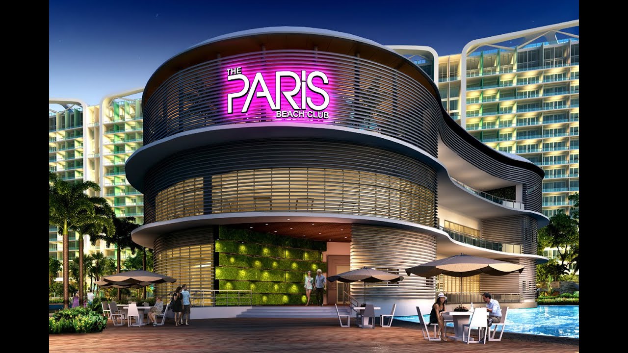 AZURE Paris Hilton Beach Club - YouTube