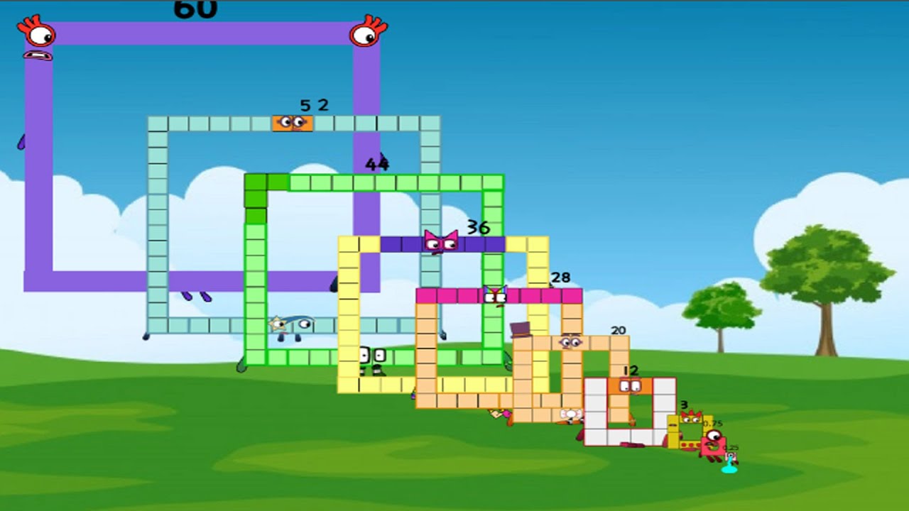 Numberblock Season: 256 sneezes! The Terrible twos - YouTube