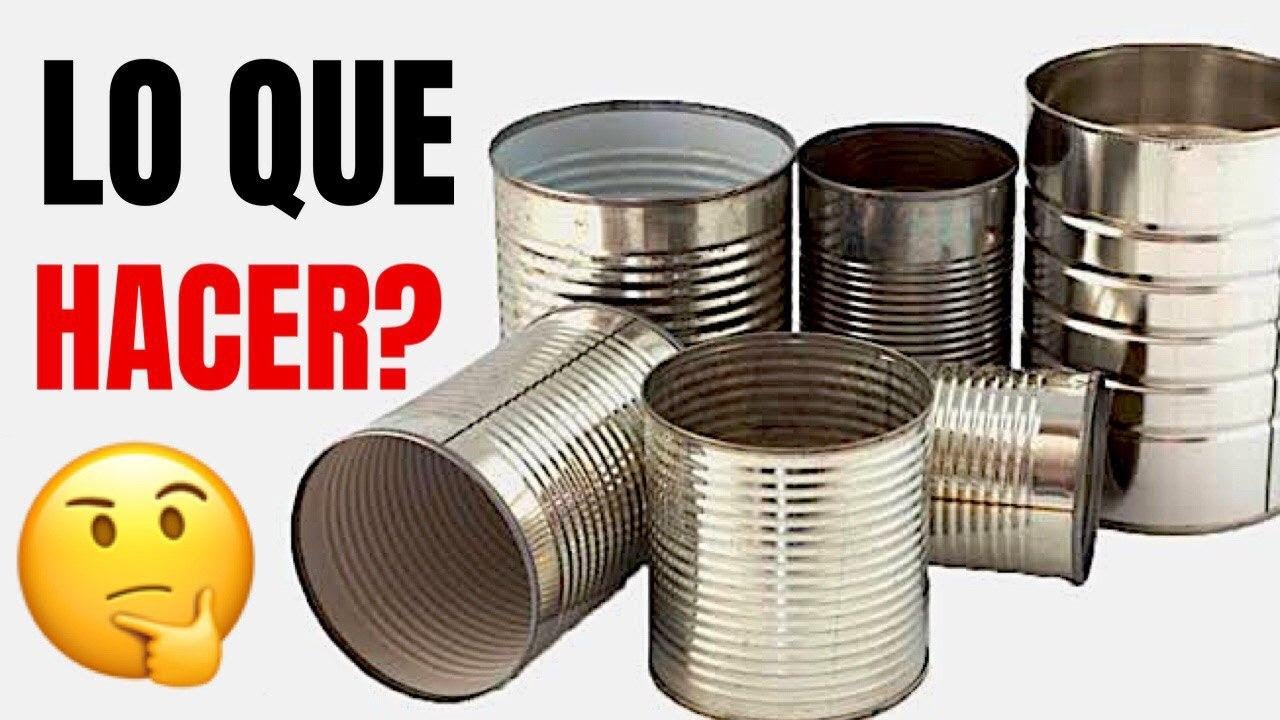 Reciclando Latas - 5 Ideas Increíbles para decorar - YouTube