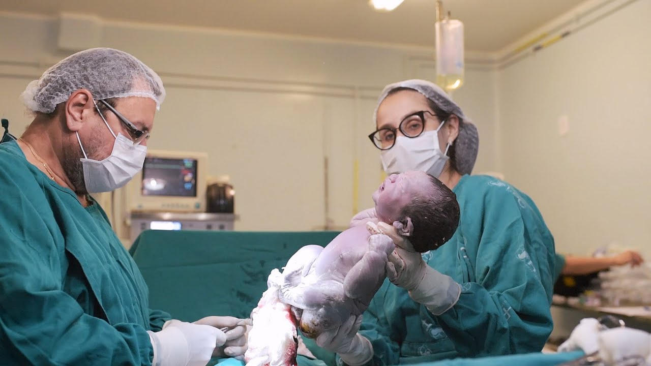 PARTO CESÁREA - O Nascimento de Heitor - YouTube