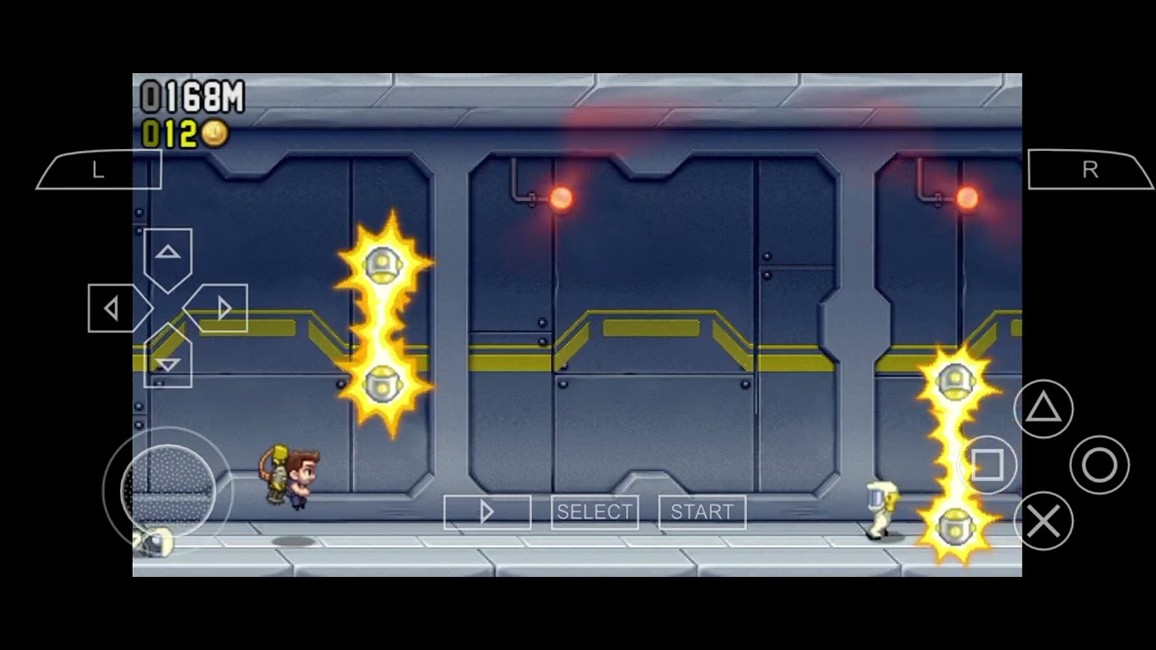 JetPack Joyride (PSP Emulator) Games #1 - YouTube