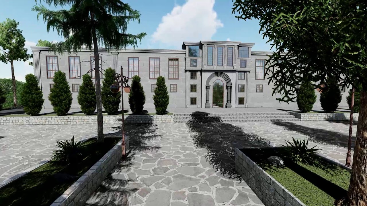 Backyard Design of The Palace - YouTube