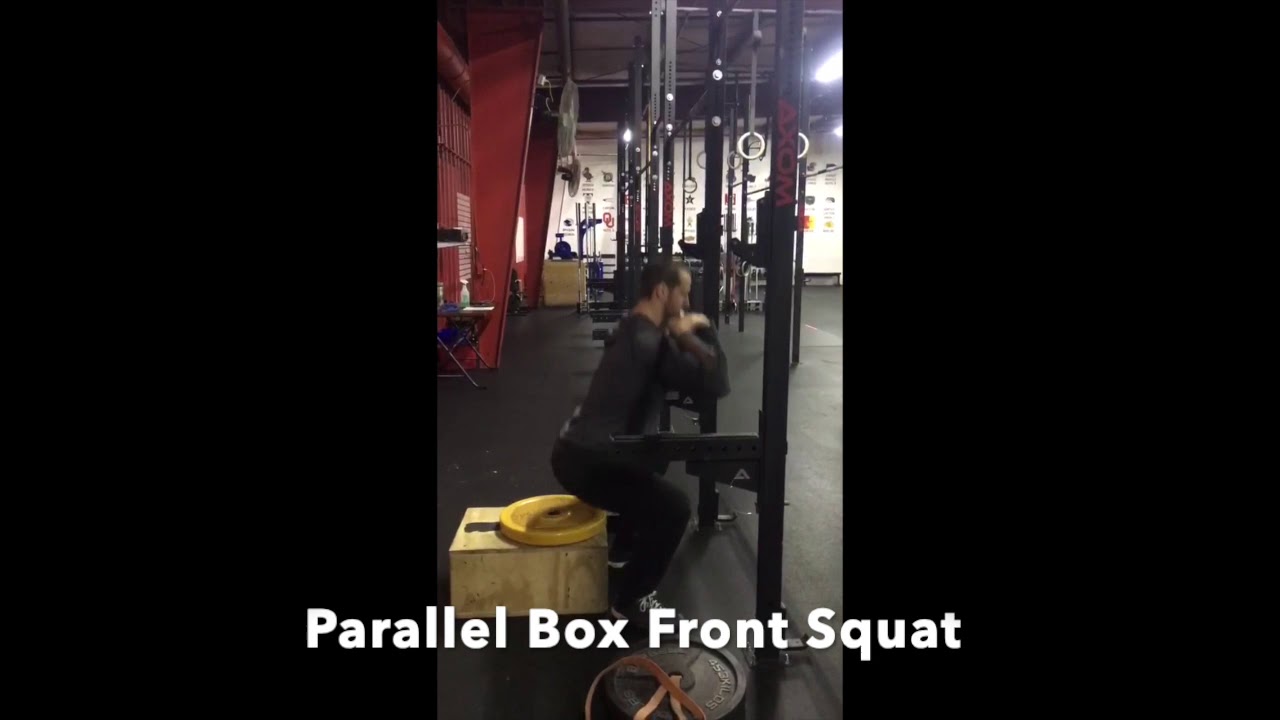 Parallel Box Front Squat - YouTube