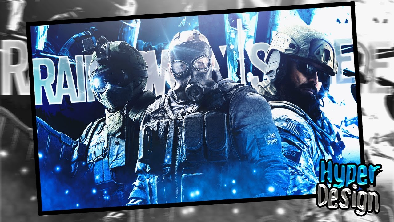 Speed Art #02 Thumbnail Free To Use Rainbow Six siege - YouTube