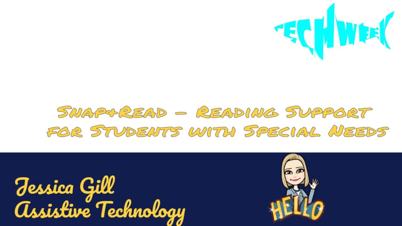 Snap&Read - Reading Support for Students with Special Needs - YouTube