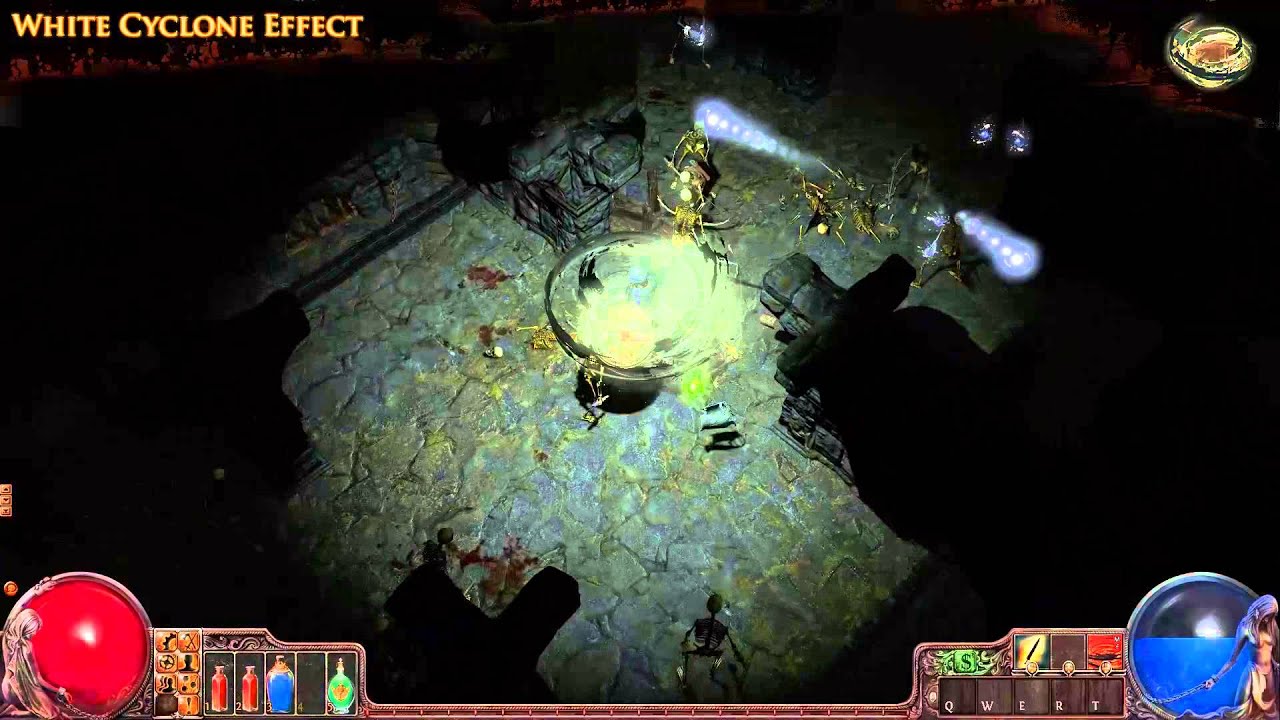Path of Exile - White Cyclone Effect - YouTube