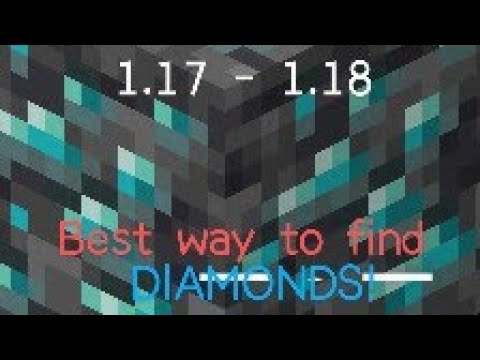 The best way to find diamonds in Minecraft Bedrock 1.18 only (Y= -11,12 ...