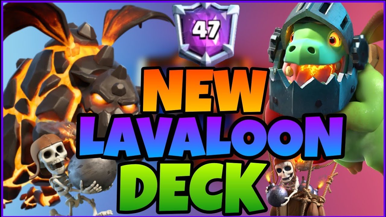 TOP 50 LADDER W/ NEW LAVALOON DECK | CLASH ROYALE - YouTube