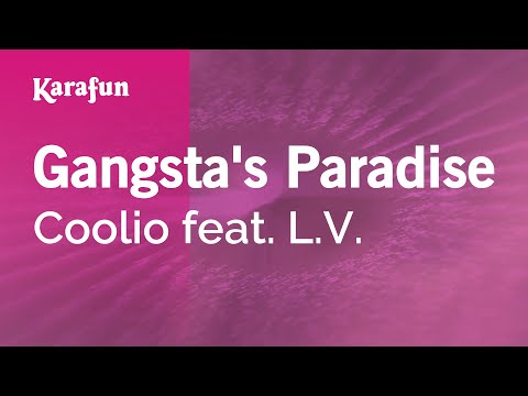 Gangsta's Paradise - Coolio & L.V. | Karaoke Version | KaraFun