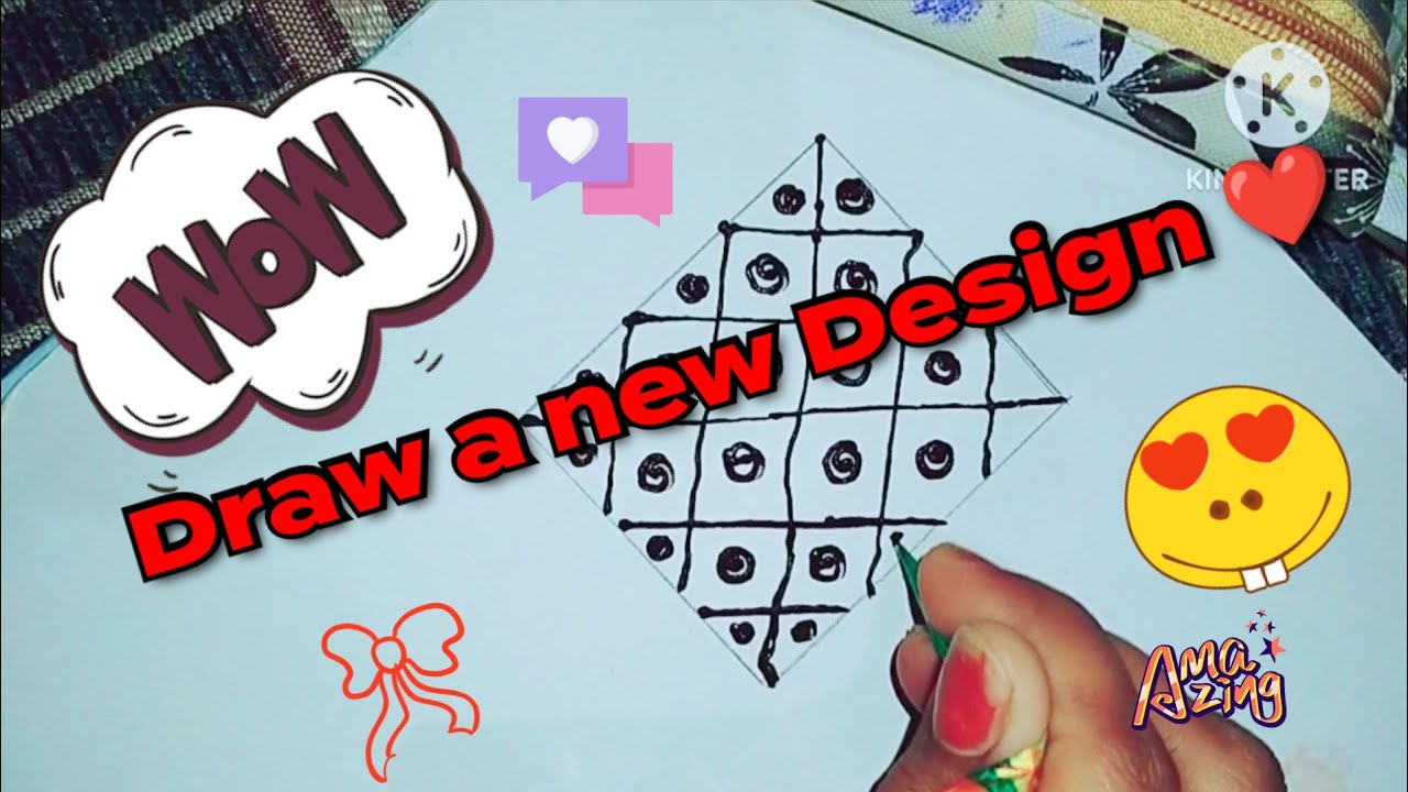 Draw a new mehndi designs ️ || Check Box fill Designs || @heenaby ...
