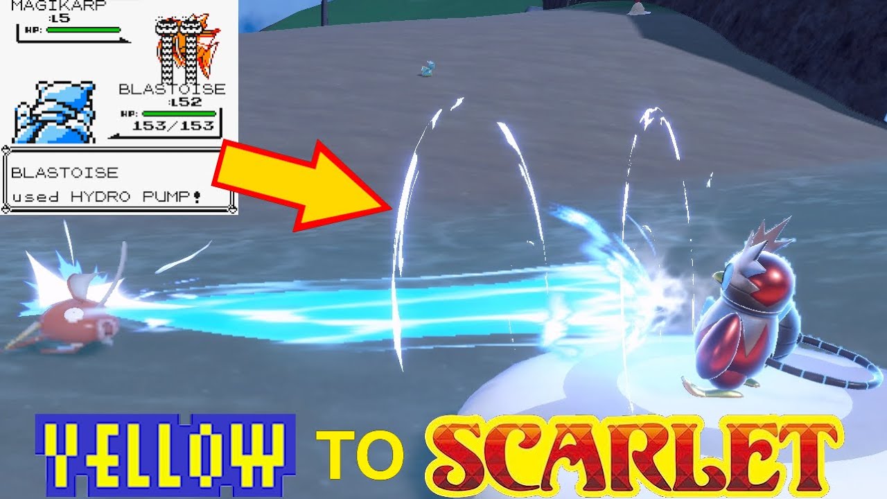#56 Hydro Pump - Generations 1-9 Pokémon move - YouTube