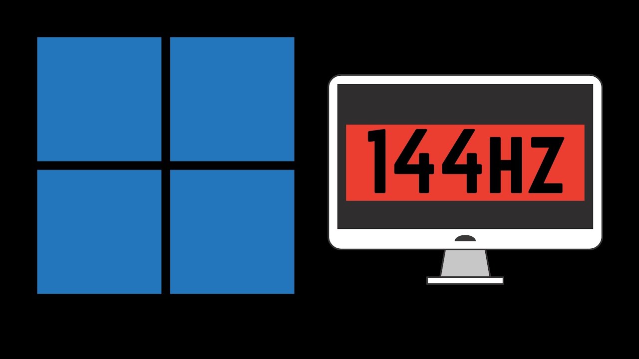 How To Enable 144hz or 240hz On Your Monitor - YouTube