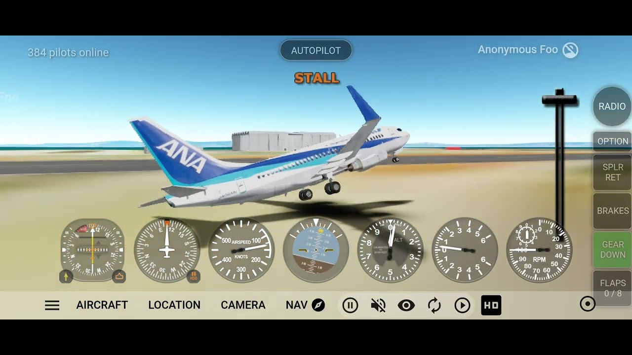 ANA airlines flight 1001 - YouTube