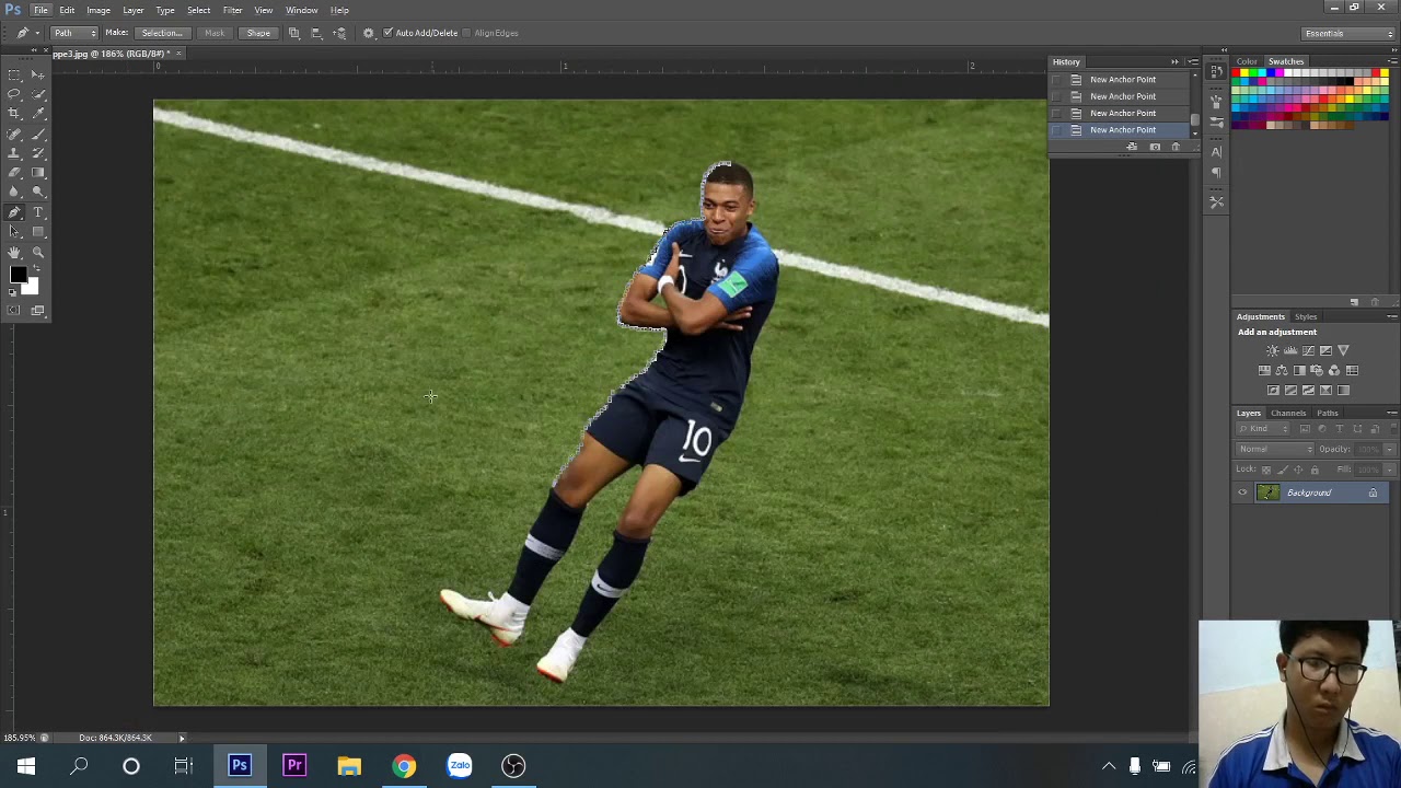 Biến hình Kylian Mbappe bằng photoshop cực độc đáo - YouTube