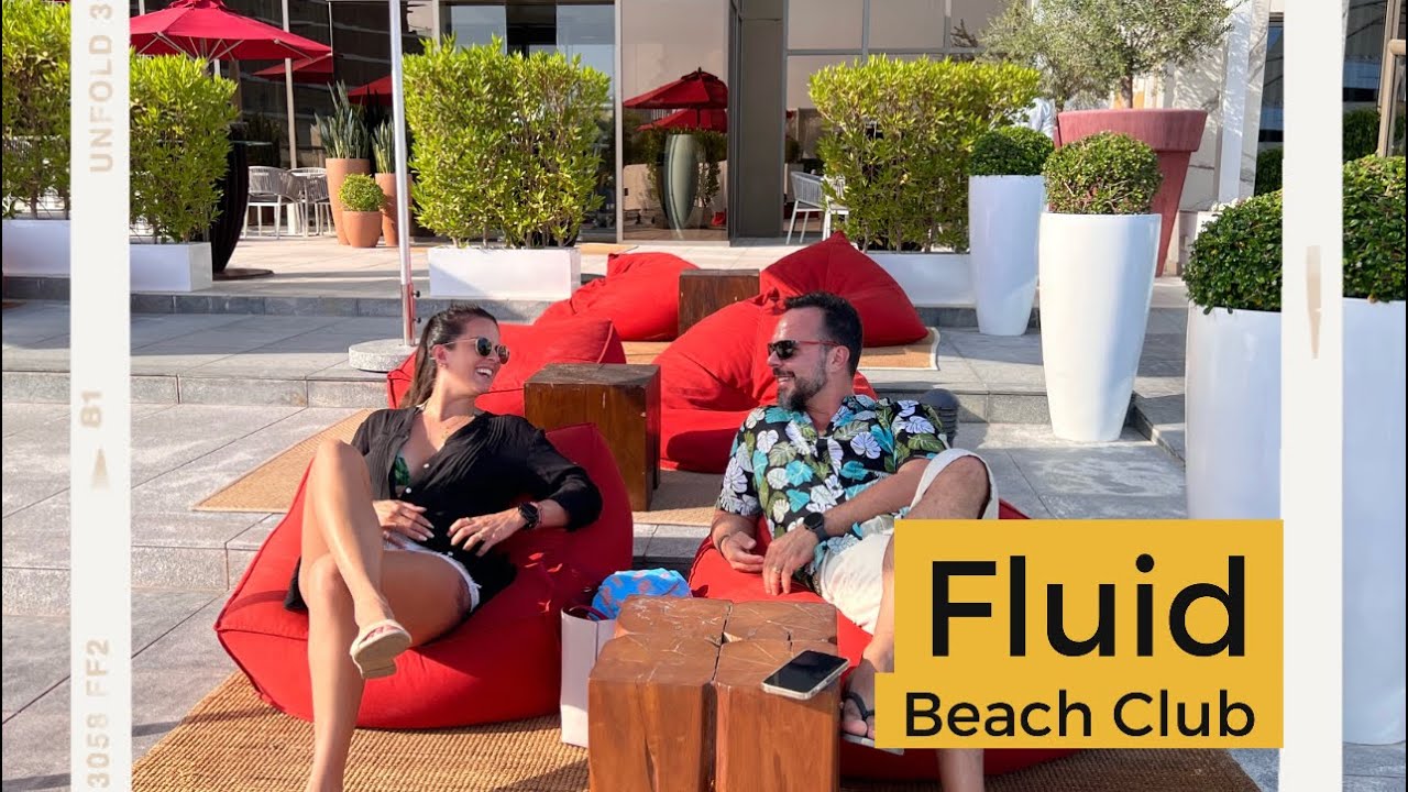 Dubai: Fluid Beach Club - YouTube