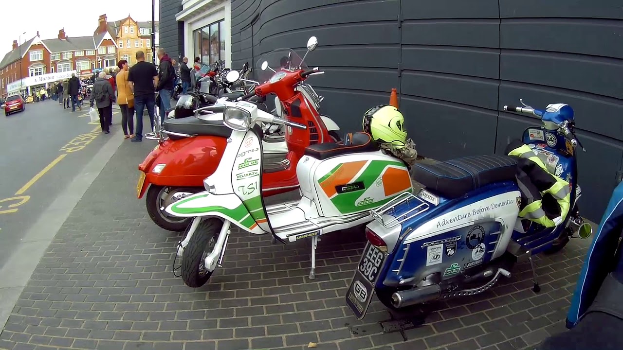 Bridlington Scooter Rally & Custom Show 2017 - YouTube