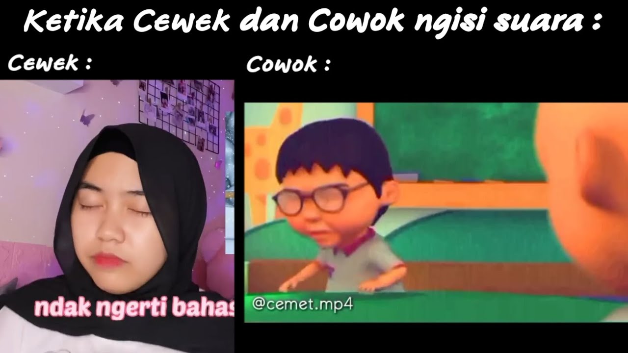 Perbedaan Dubbing Cewe VS Cowo - YouTube