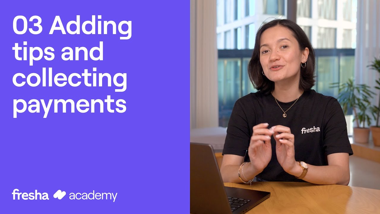 Adding tips and collecting payments | Fresha Academy - YouTube