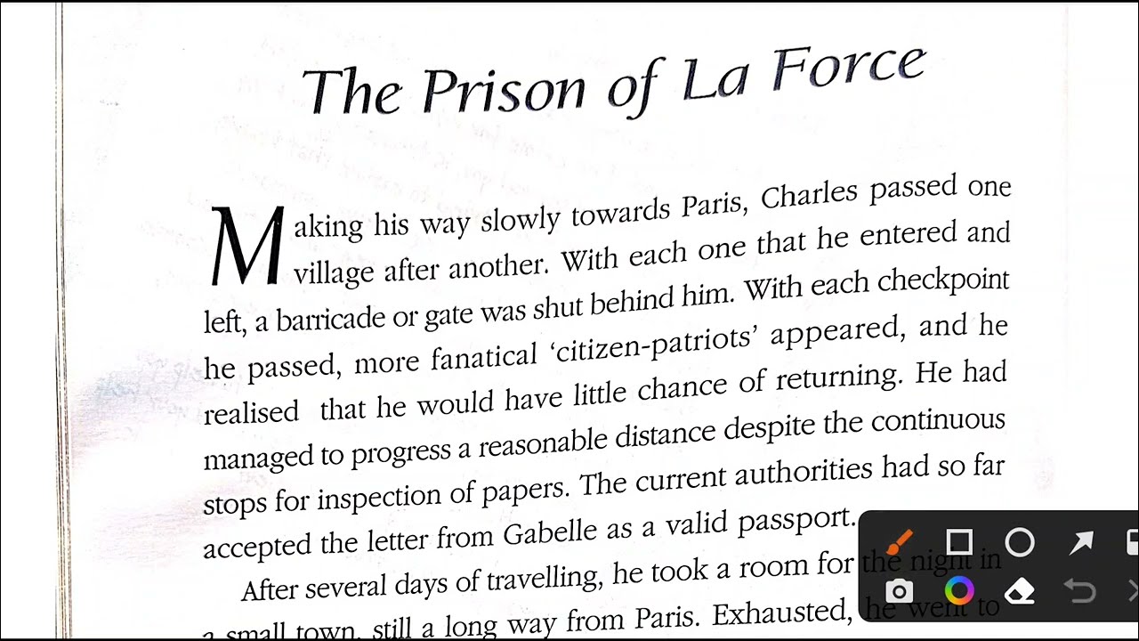 the prison of la force chapter 8 in hindi by charles Dickens novel a ...