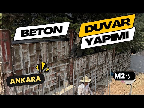 Desensiz Beton Duvar Yapımı | M2 Fiyatı