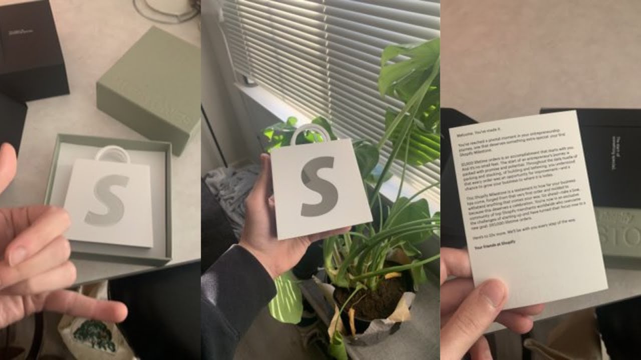 I got a Shopify Plaque at 21... - YouTube