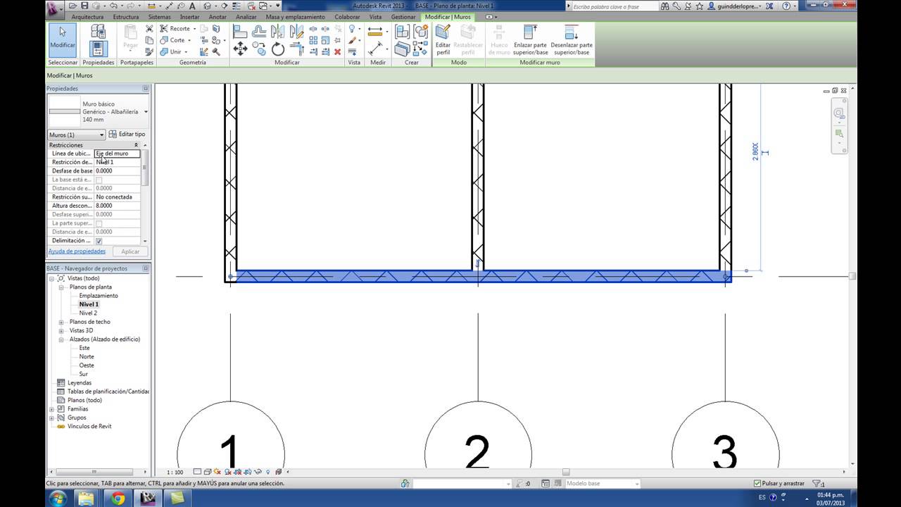 Tutoriales Revit 2013, video 2 - YouTube