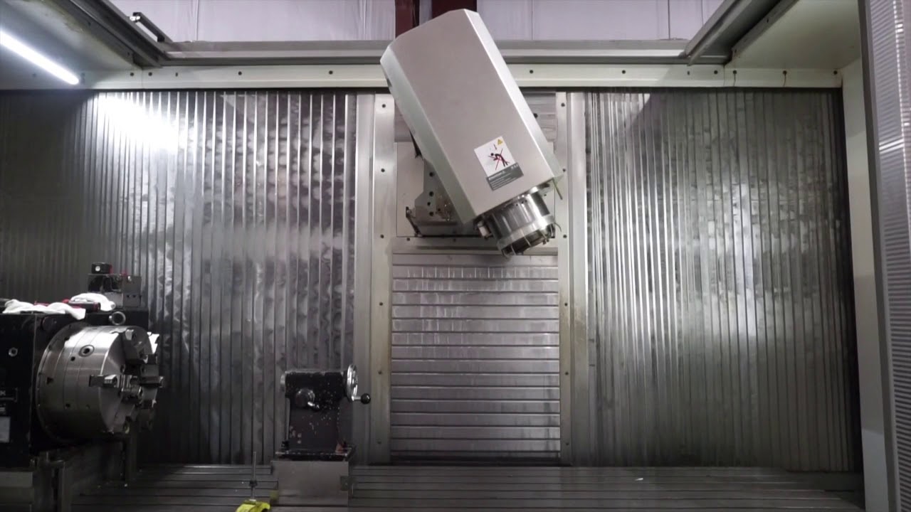 2006 DMG DMF 250L 5th Axis CNC Vertical Mill - YouTube