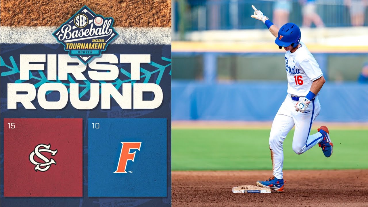 #15 South Carolina vs #10 Florida | SEC Tournament First Round | 2025 ...