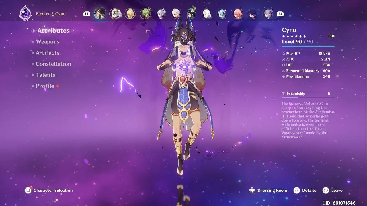 Genshin Impact_ Cyno team build showcase w/ commentary - YouTube