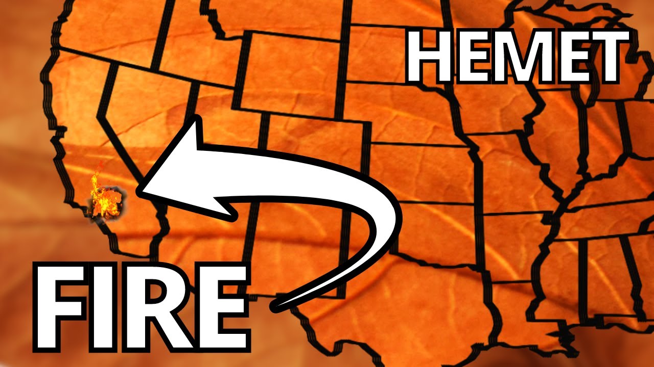 As It Happened Hemet, California Wildfire Evacuations Ordered Fire ...