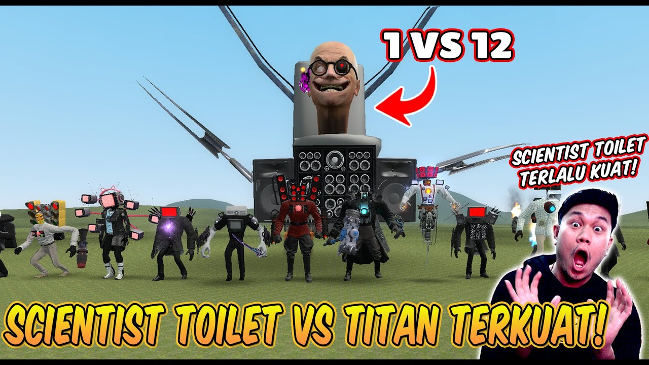 SCIENTIST TOILET UPGRADE VS 12 TITAN TERKUAT! Ternyata Scientist Toilet ...