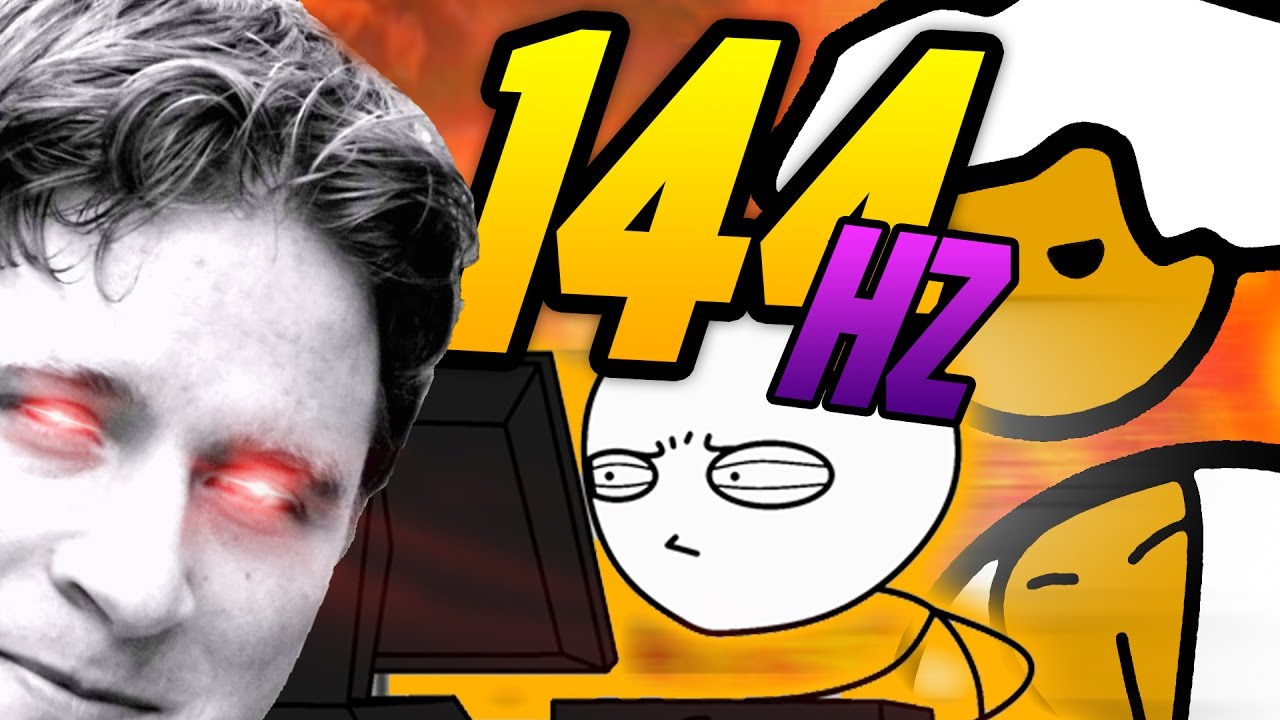 What it feels like to get an 144hz Monitor - YouTube