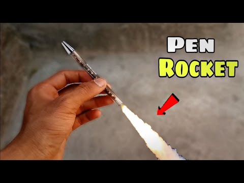 कैसे बनाए Pen Rocket घर पर How To Make Pen Rocket At Home - YouTube