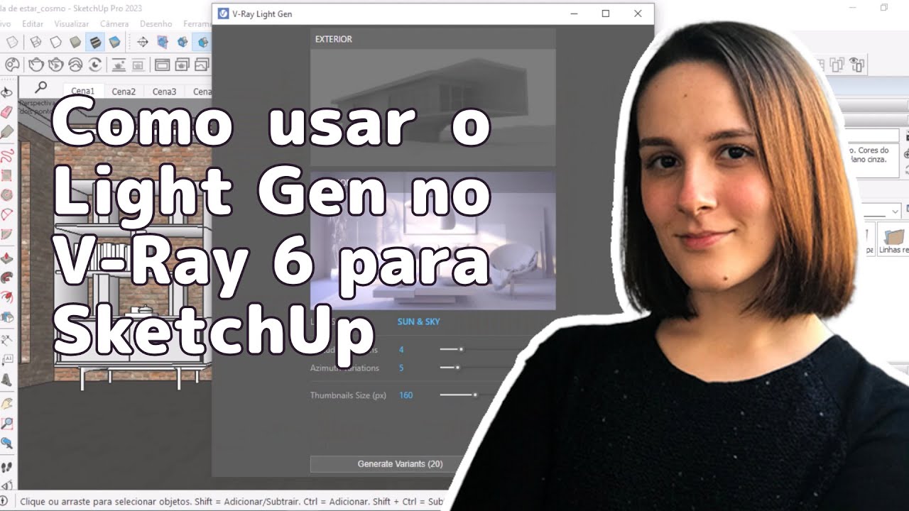 Como trabalhar com o Light Gen | V-Ray 6 para SketchUp | TotalCAD - YouTube