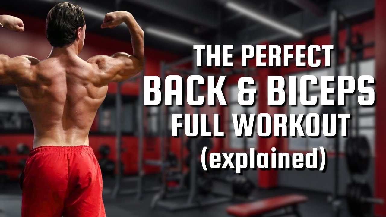The PERFECT BACK & BICEPS Workout (explained) - YouTube