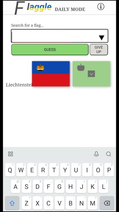 Solving Daily Mode In Flaggle Day 80 - YouTube