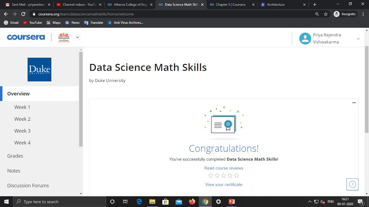 Data Science Math Skill || Week 3 Quiz Answer || Coursera - YouTube