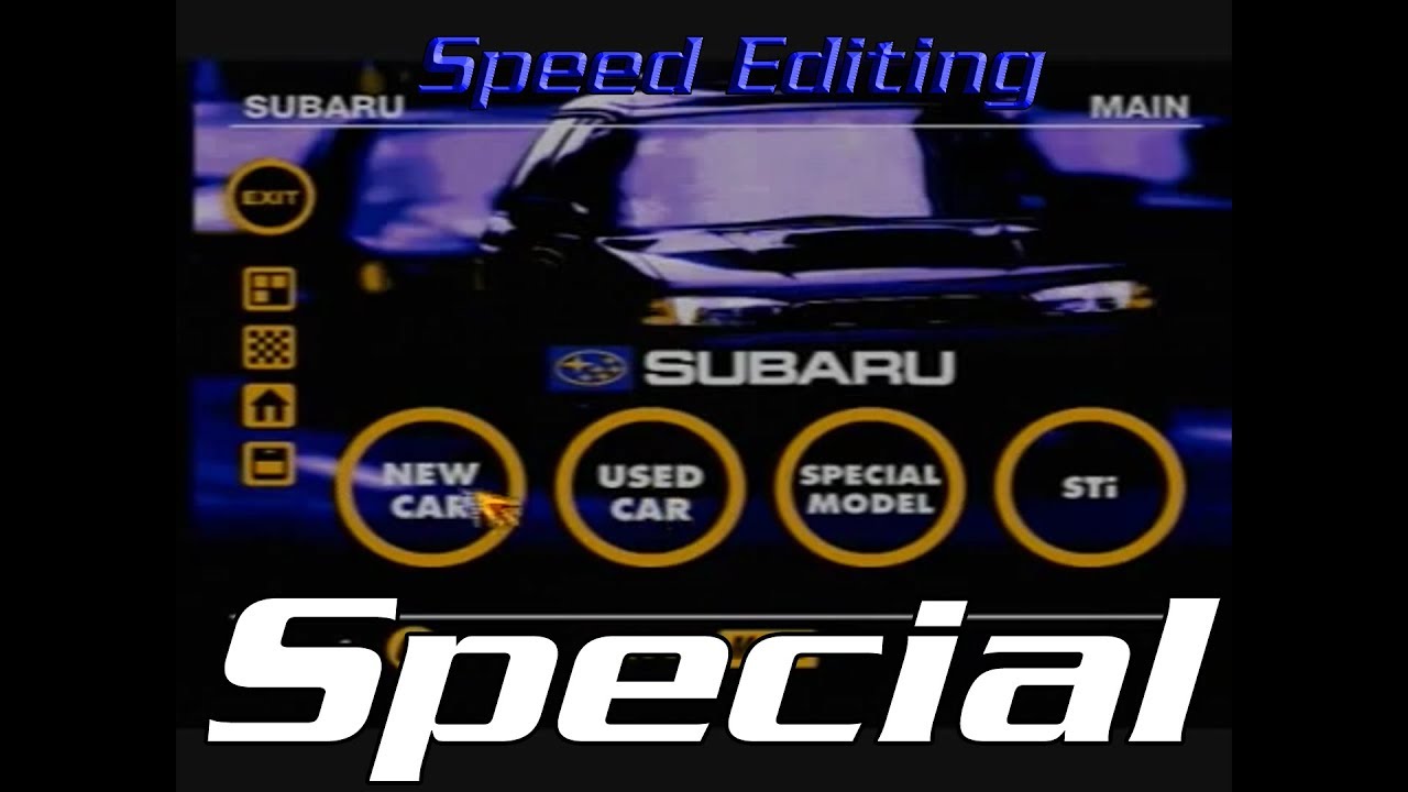 Speed Editing Special: Subaru Impreza Rally Edition - YouTube
