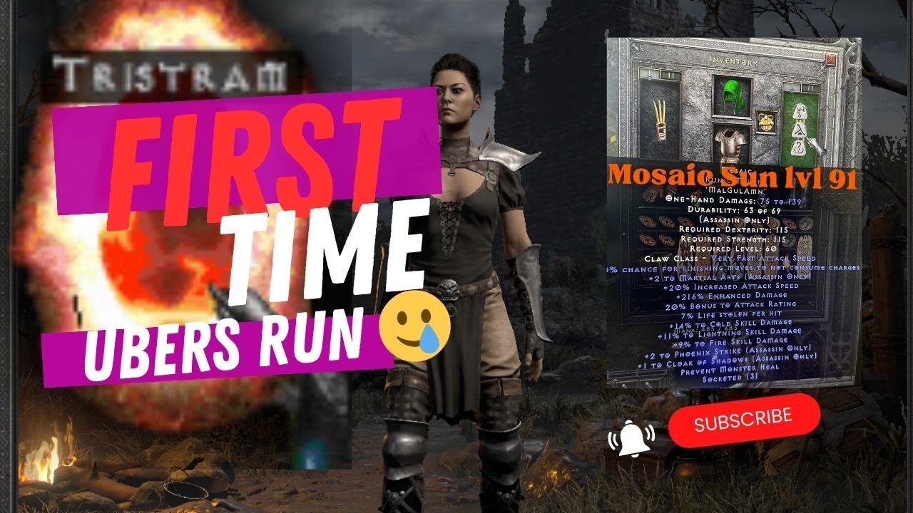 Diablo 2 Resurrected : FIRST TIME DOING UBERS w/ Mosaic Sin . Ladder S6 ...