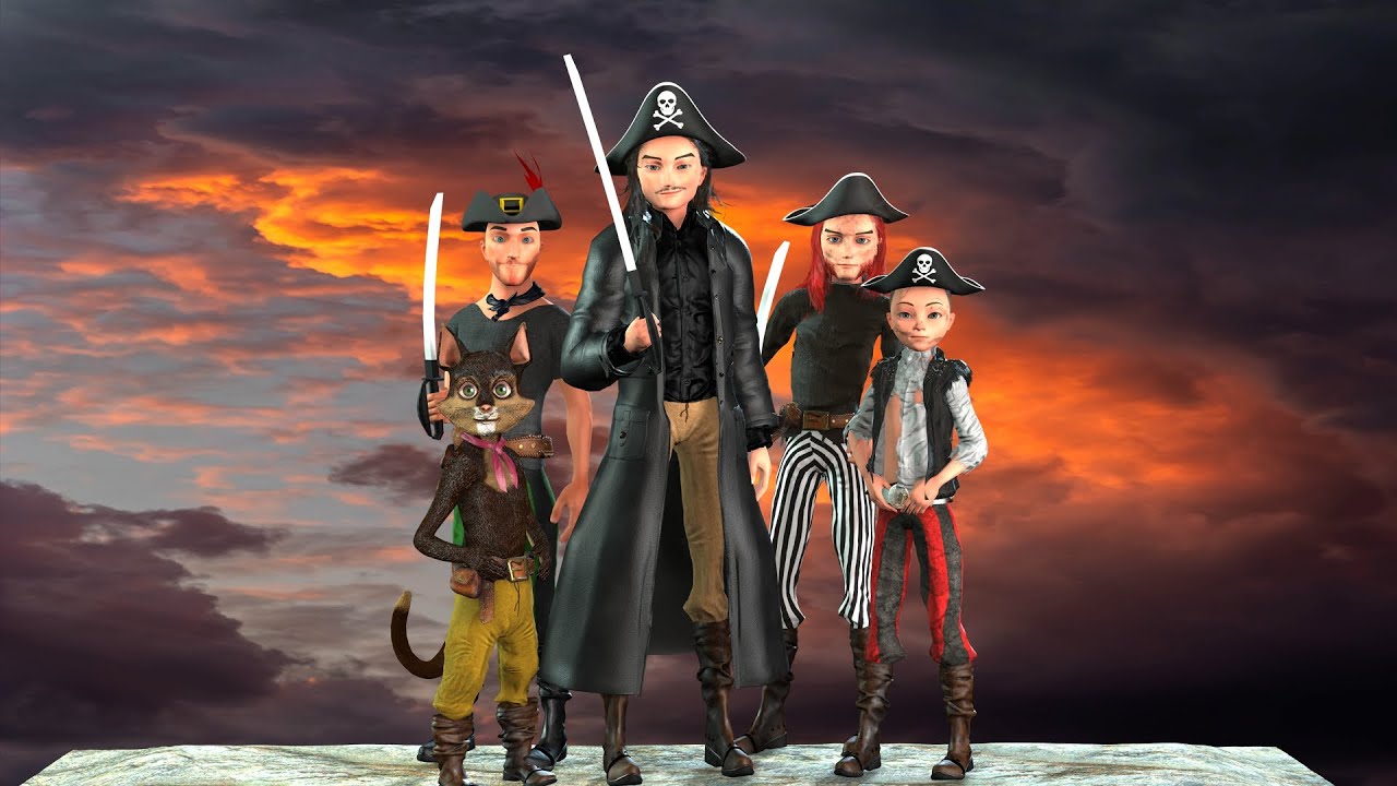 A PIRATES ADVENTURE-Full length animated movie created in i Clone 8, CC ...