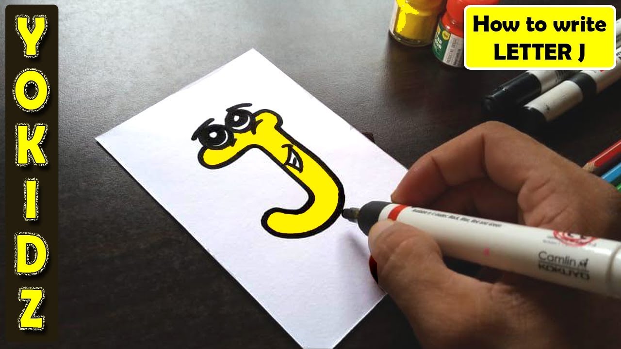 ABC WRITING FOR CHILDREN | HOW TO WRITE LETTER J | #ALPHABET - YouTube