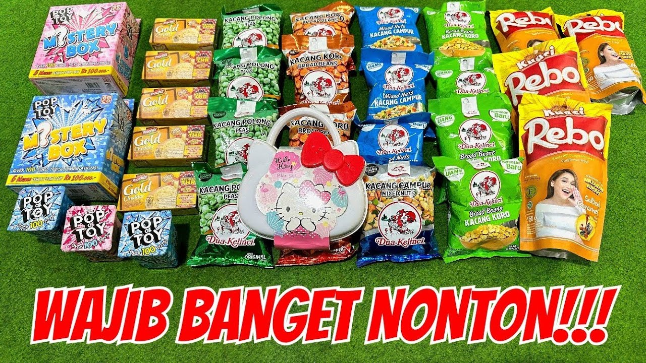SURGA HADIAHAN!!! BORONG DAN UNBOXING MISTERI BOX & SNACK BERHADIAH DI ...