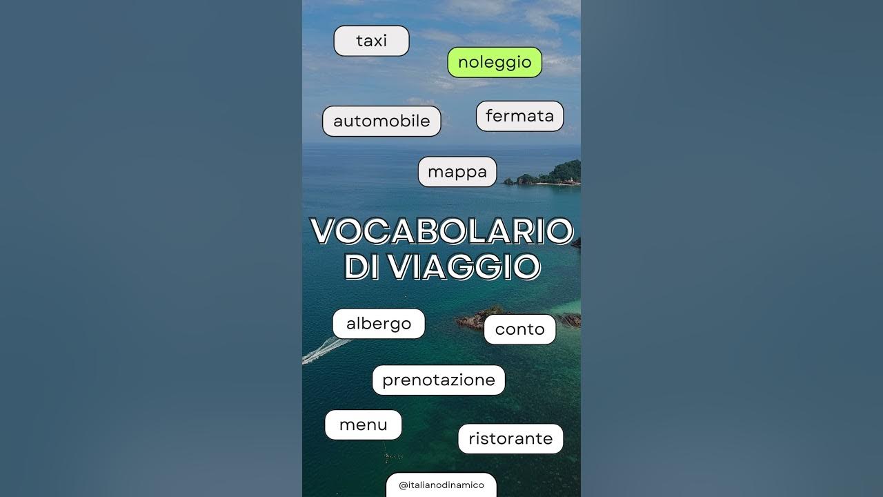 20 Useful Italian Travel Words ️🇮🇹 #italianlanguage #travel - YouTube