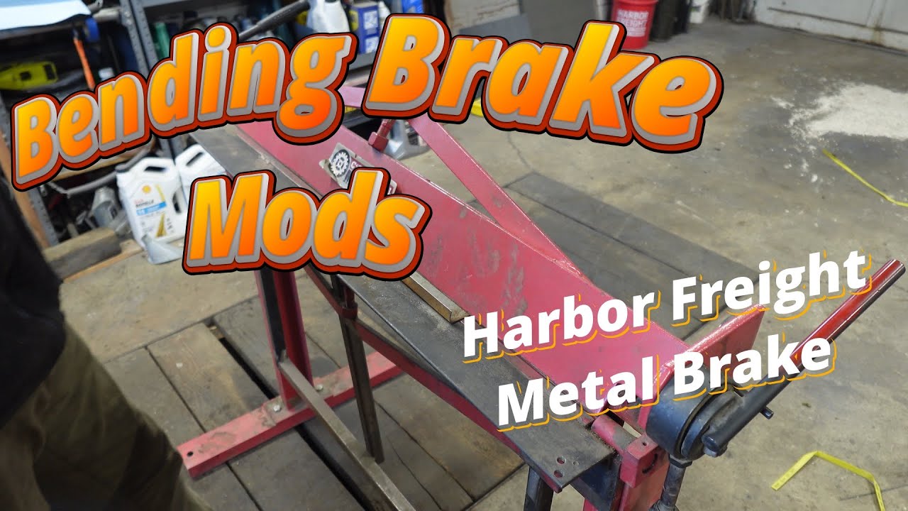 Upgrading My New (to me) Harbor Freight Sheetmetal Brake - YouTube