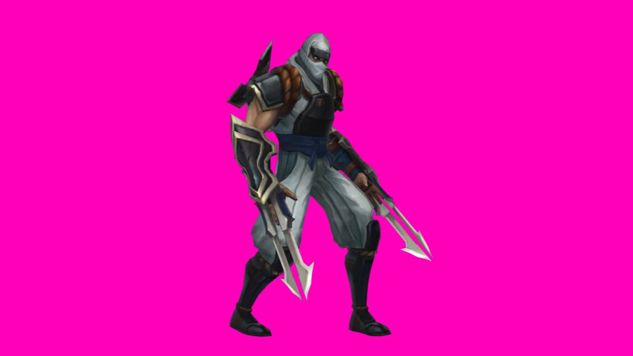 zed Shockblade idle animated left league of logends chroma - YouTube
